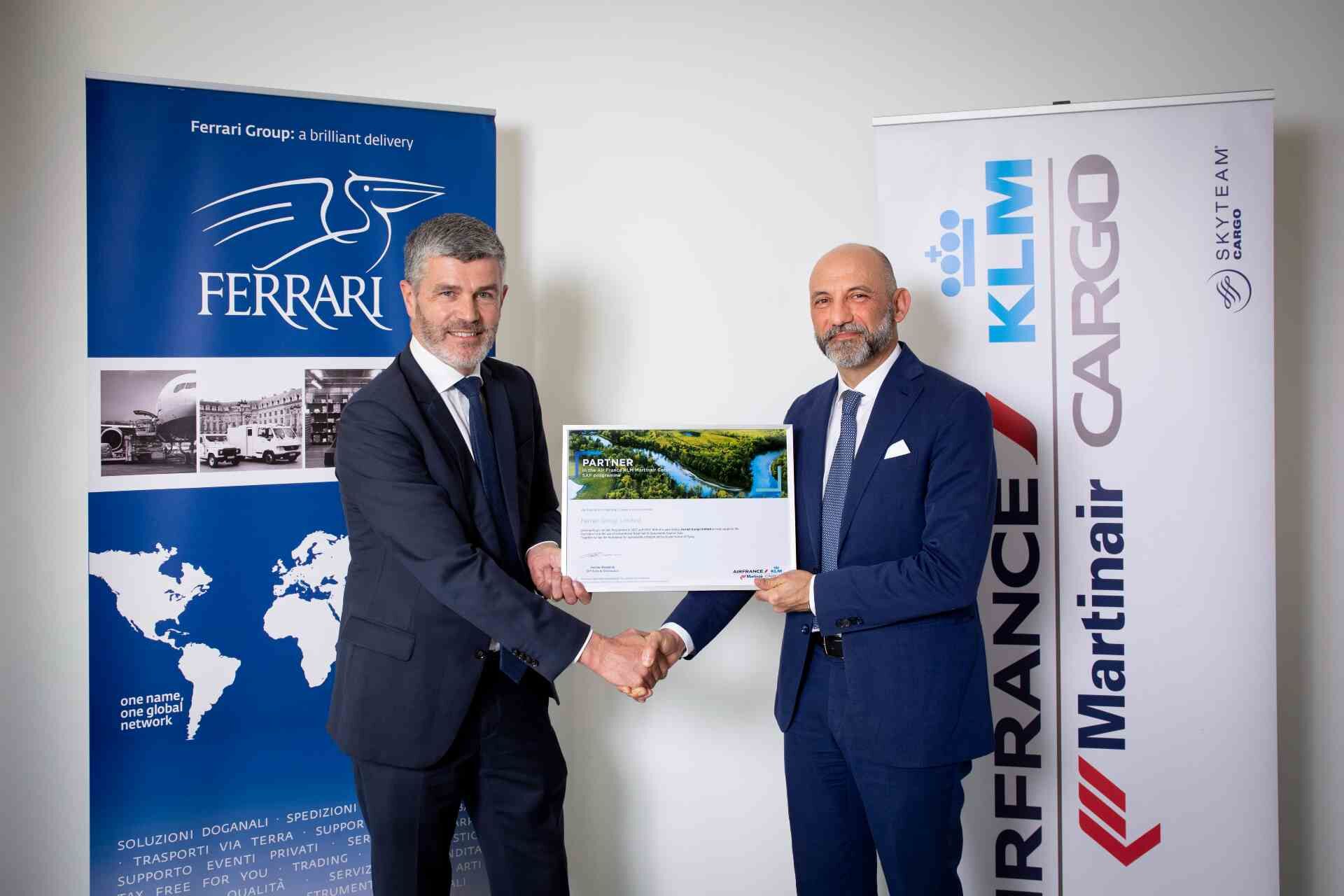 Ferrari Group to participate in Air France-KLM Martinair Cargo's SAF ...