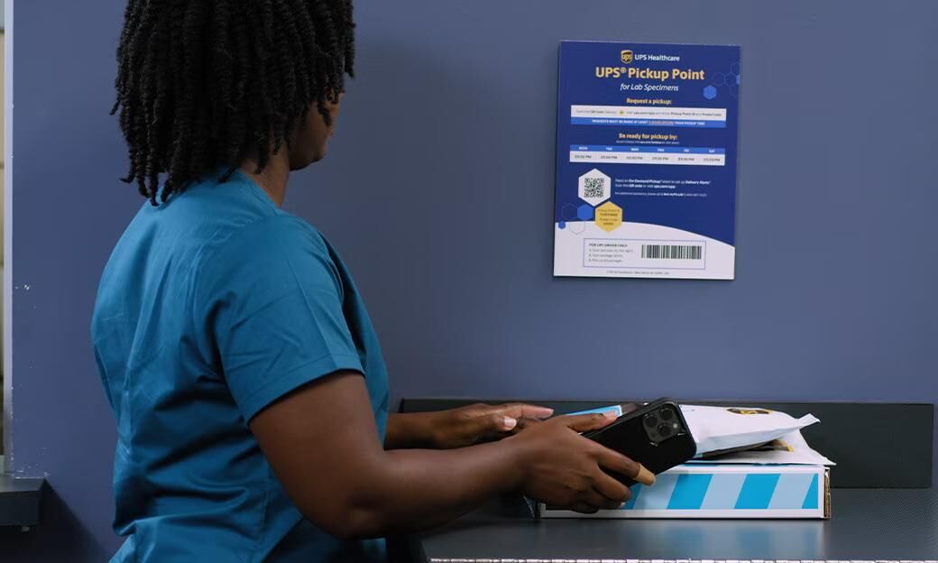 UPS launches pickup points for lab customers in Europe