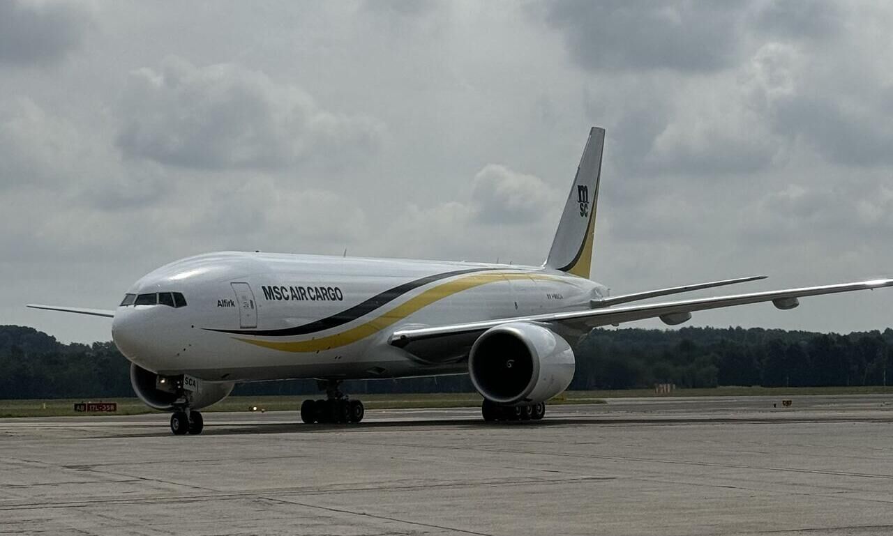 Fifth Boeing 777F of MSC lands in Milan