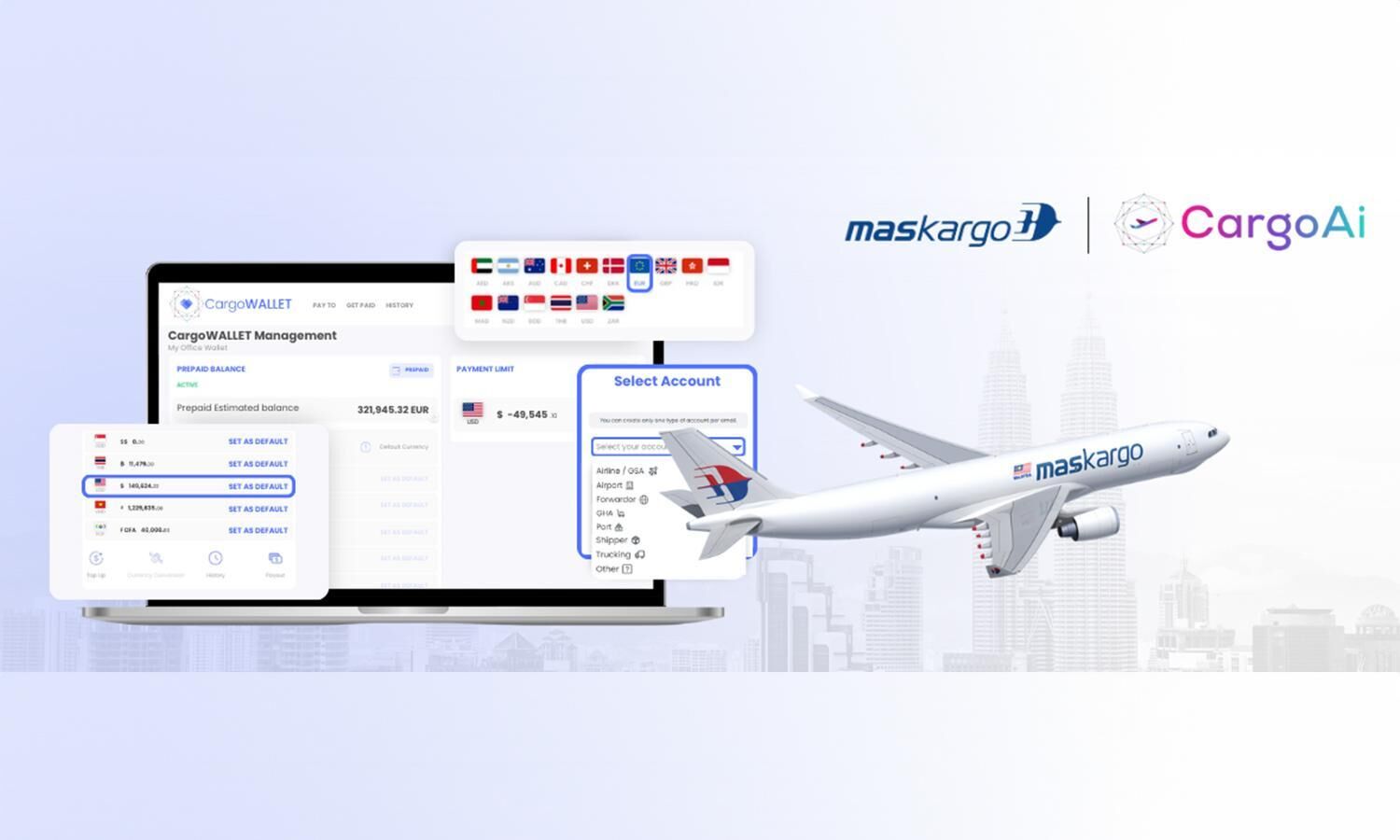MASkargo and CargoAi partner for CargoWALLET