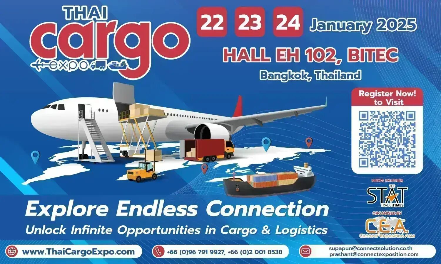 Thai Cargo Expo 2025 | 22 to 24 January | BITEC Bangna Bangkok, Thailand