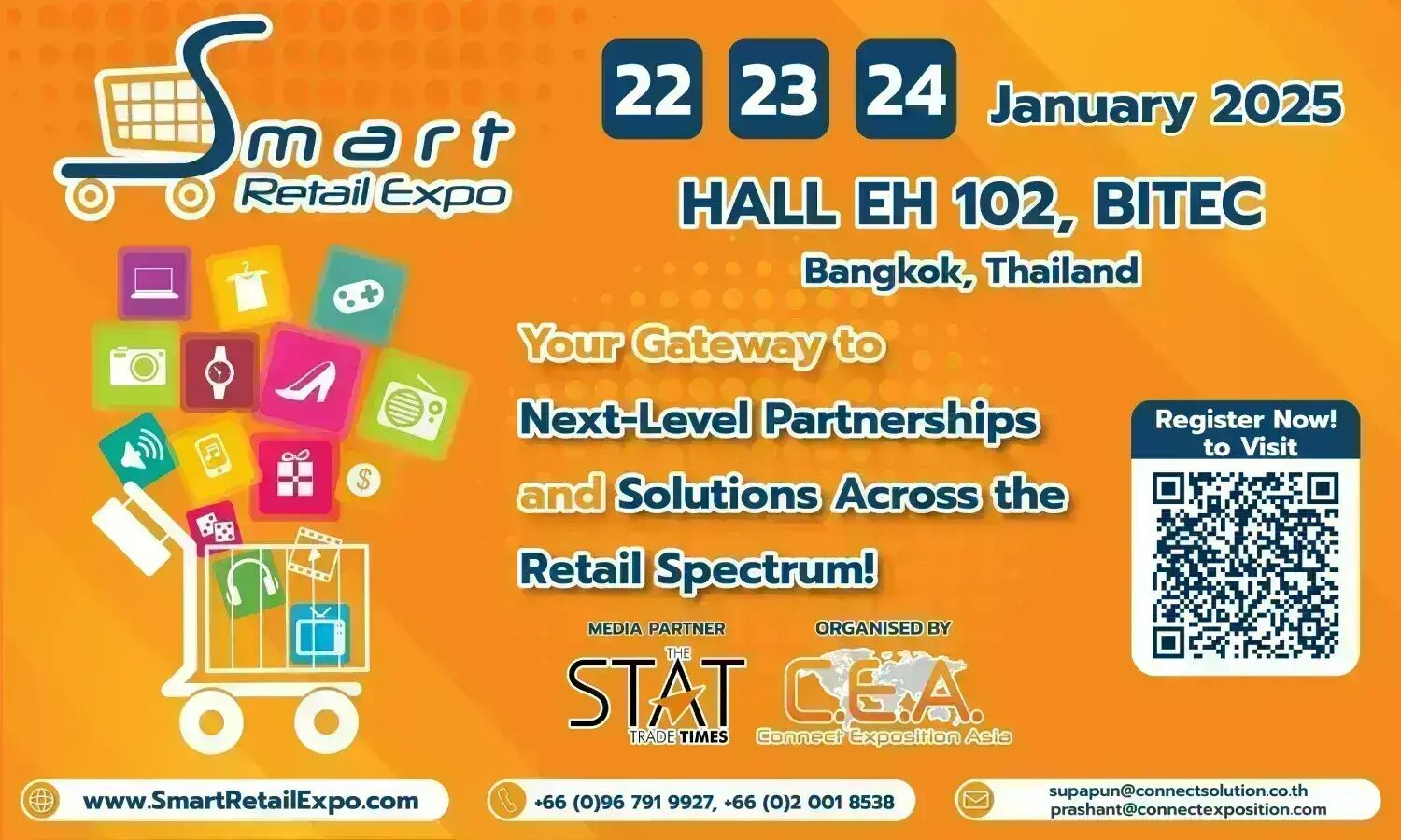 Smart Retail Expo 2025 | 22 to 24 January | BITEC, Bangkok, Thailand
