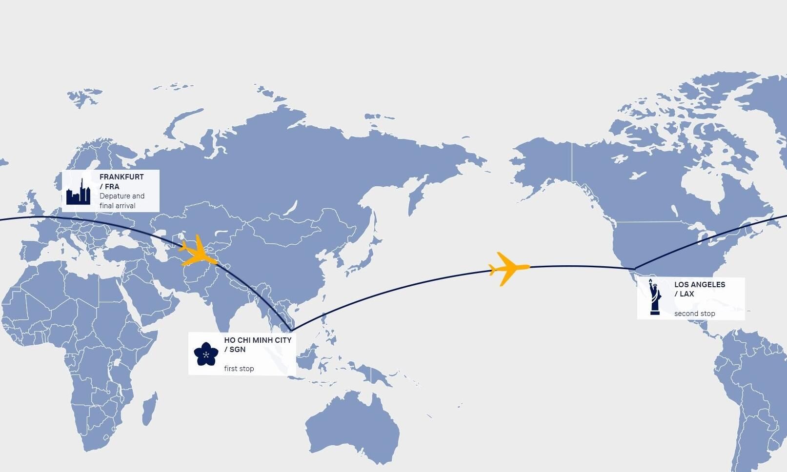 Lufthansa Cargo starts transpacific flight from Vietnam to USA