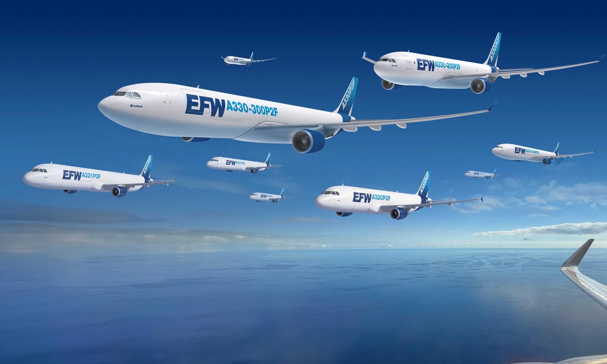 EFW redelivers 100th freighter aircraft