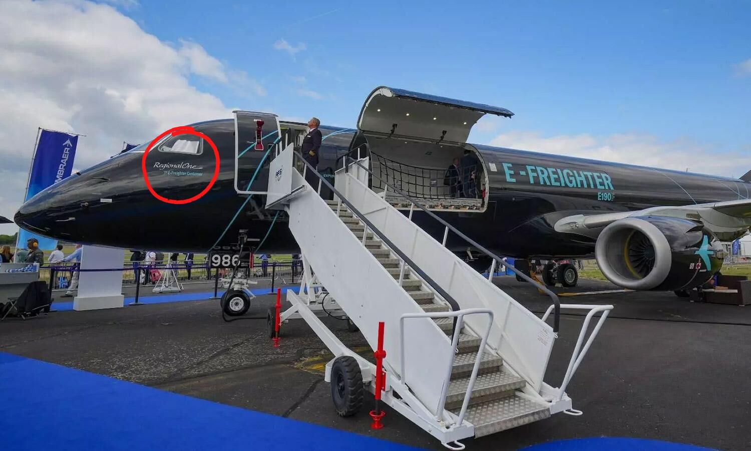 Who will now become the launch operator for Embraer’s E-Freighters?